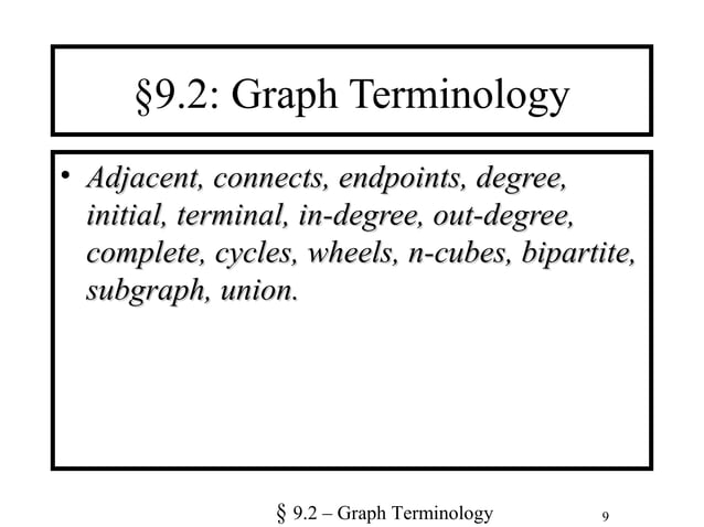 Graph theory | PPT