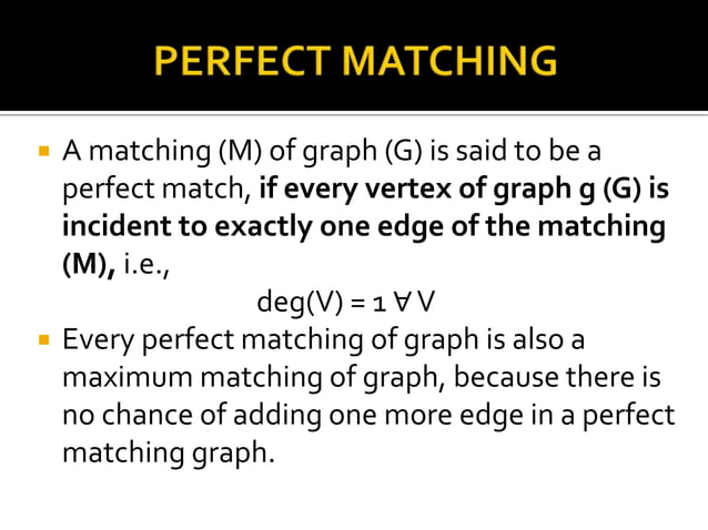MATCHING GRAPH THEORY | PPTX | Maps & Navigation