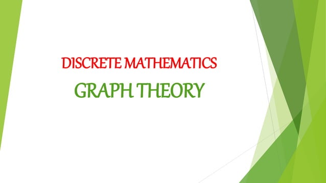 Graph theory | PPTX | Science