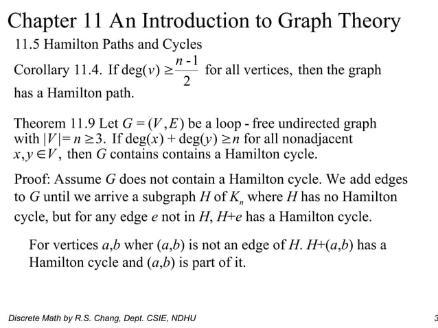 Graph theory about the graph theory and its study | PPT
