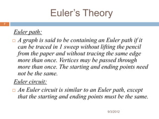 Graph theory 1 | PPTX