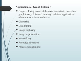 GRAPH THEORY AND ITS APPLICATIONS....... | PPTX