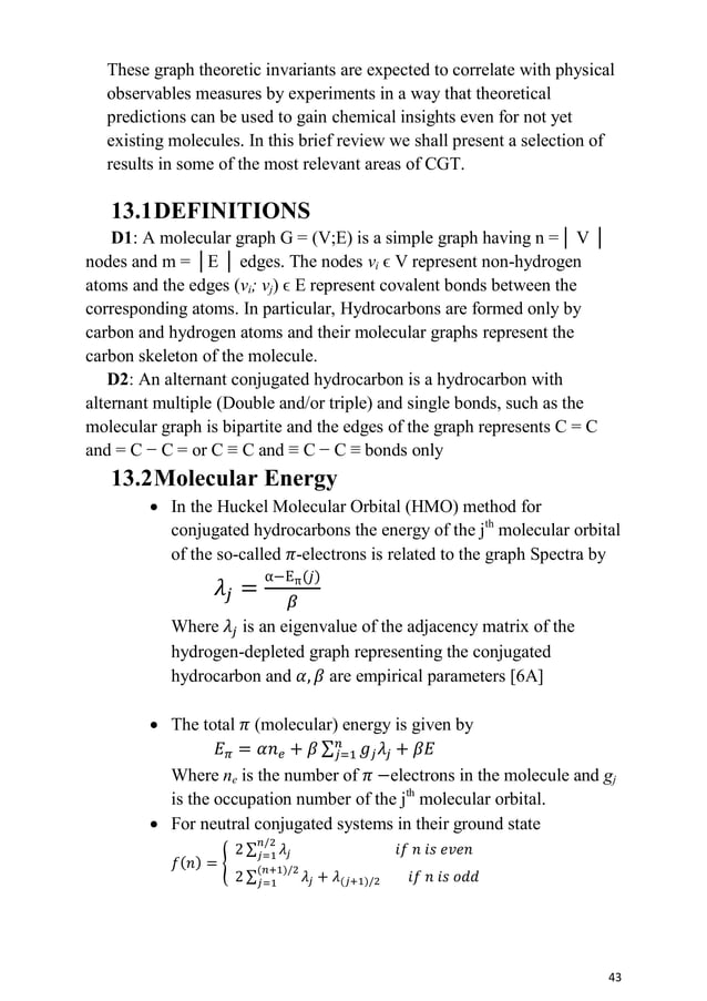 Graph theory and its applications | PDF | Chemistry | Science