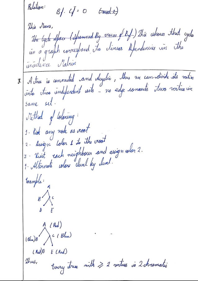 graph theory assignment for computer science and engineering | PDF