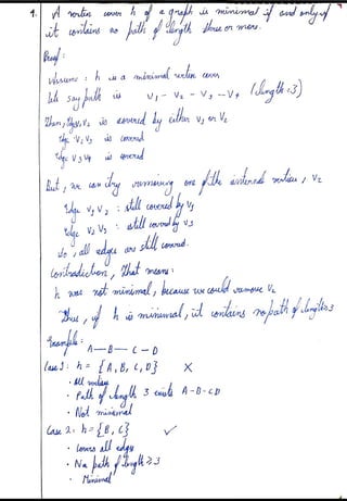 graph theory assignment for computer science and engineering | PDF