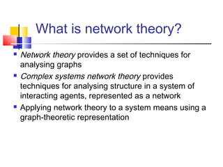 Graph theory concepts complex networks presents-rouhollah nabati | PPT