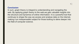Graph theory in Search engines and web connectivity.pptx