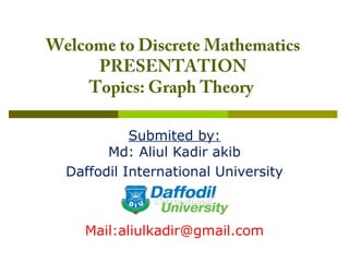 Graph theory presentation | PPT