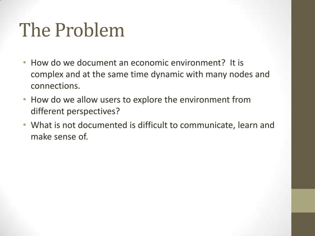 Graph Visualization Of An Economic Environment Using Gephi Ppt