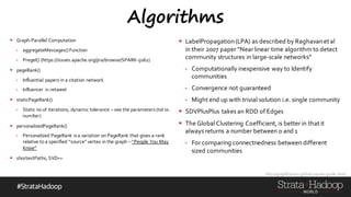 An excursion into Graph Analytics with Apache Spark GraphX | PPT