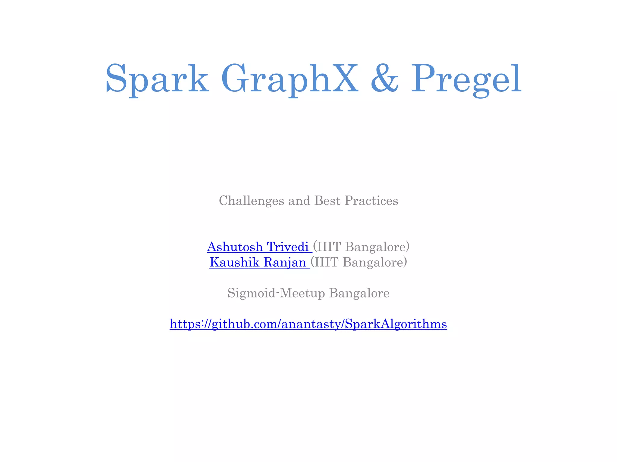 Graph x pregel | PDF