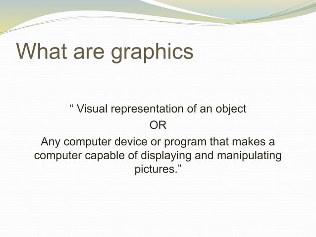 Graphics hardware and introduction to Raster display system | PPT