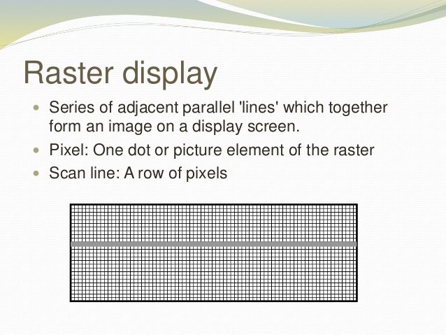 Graphics hardware and introduction to Raster display system