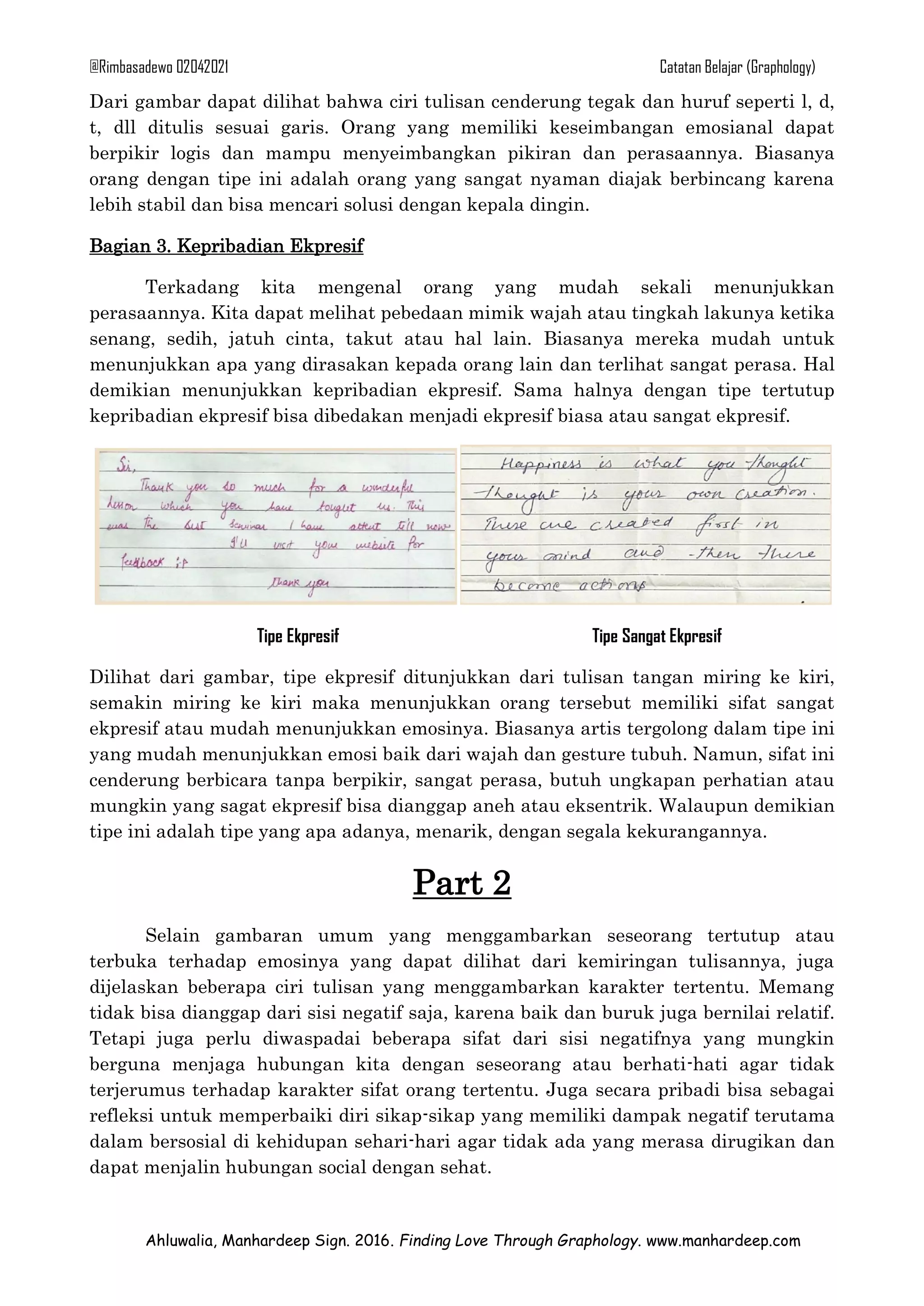 Grapology (seni membaca tulisan tangan) | PDF