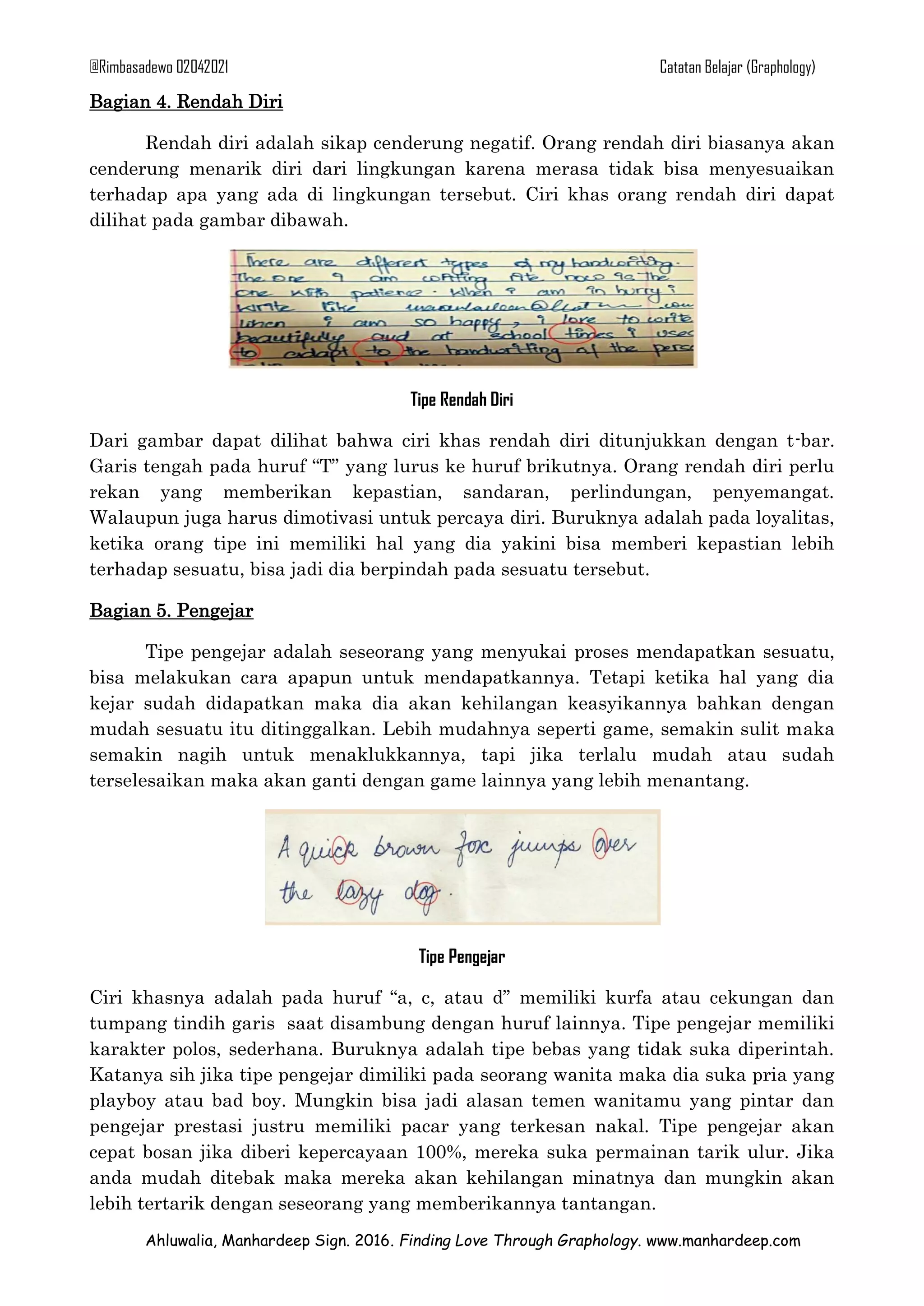 Grapology (seni membaca tulisan tangan) | PDF