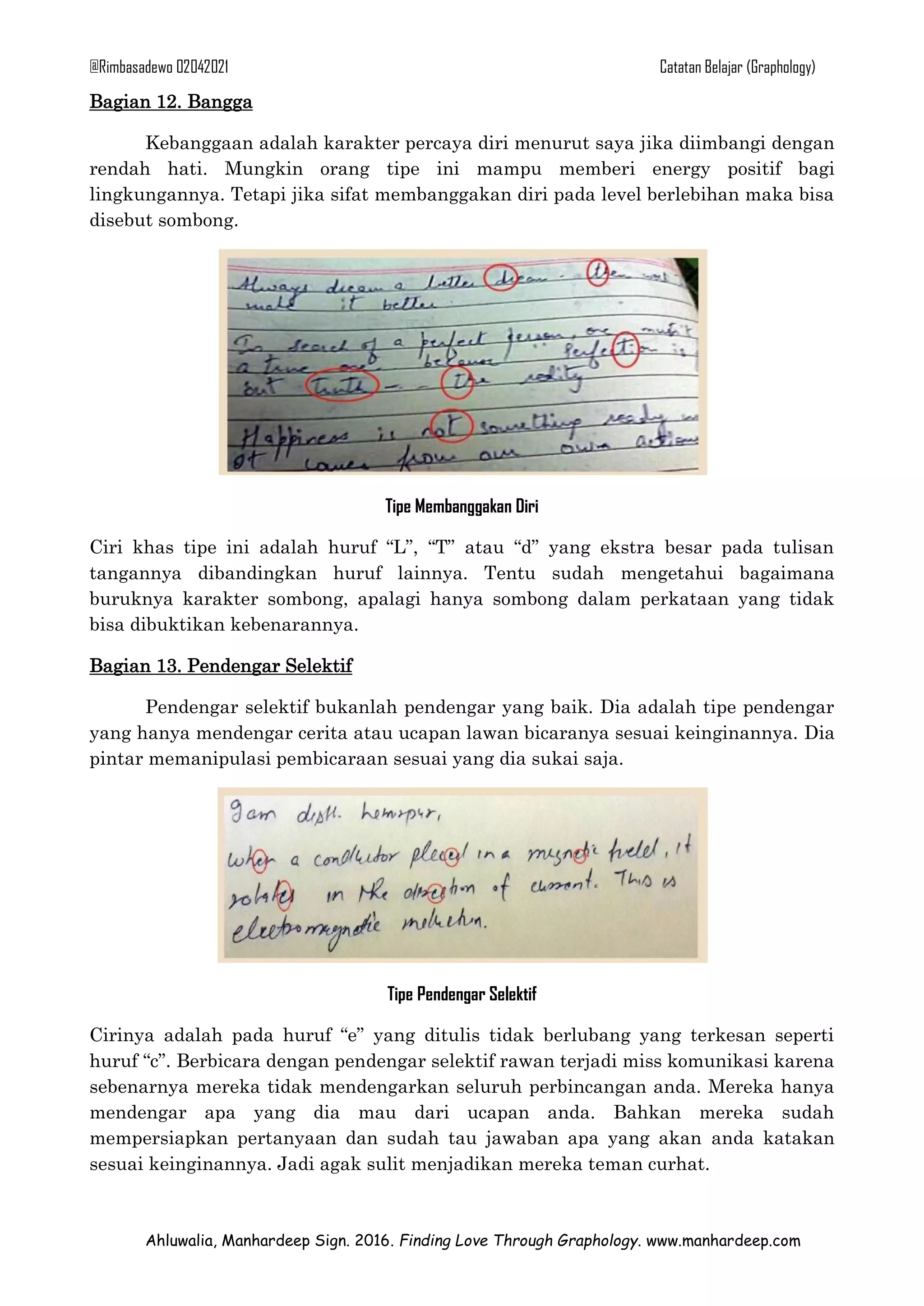 Grapology (seni membaca tulisan tangan) | PDF