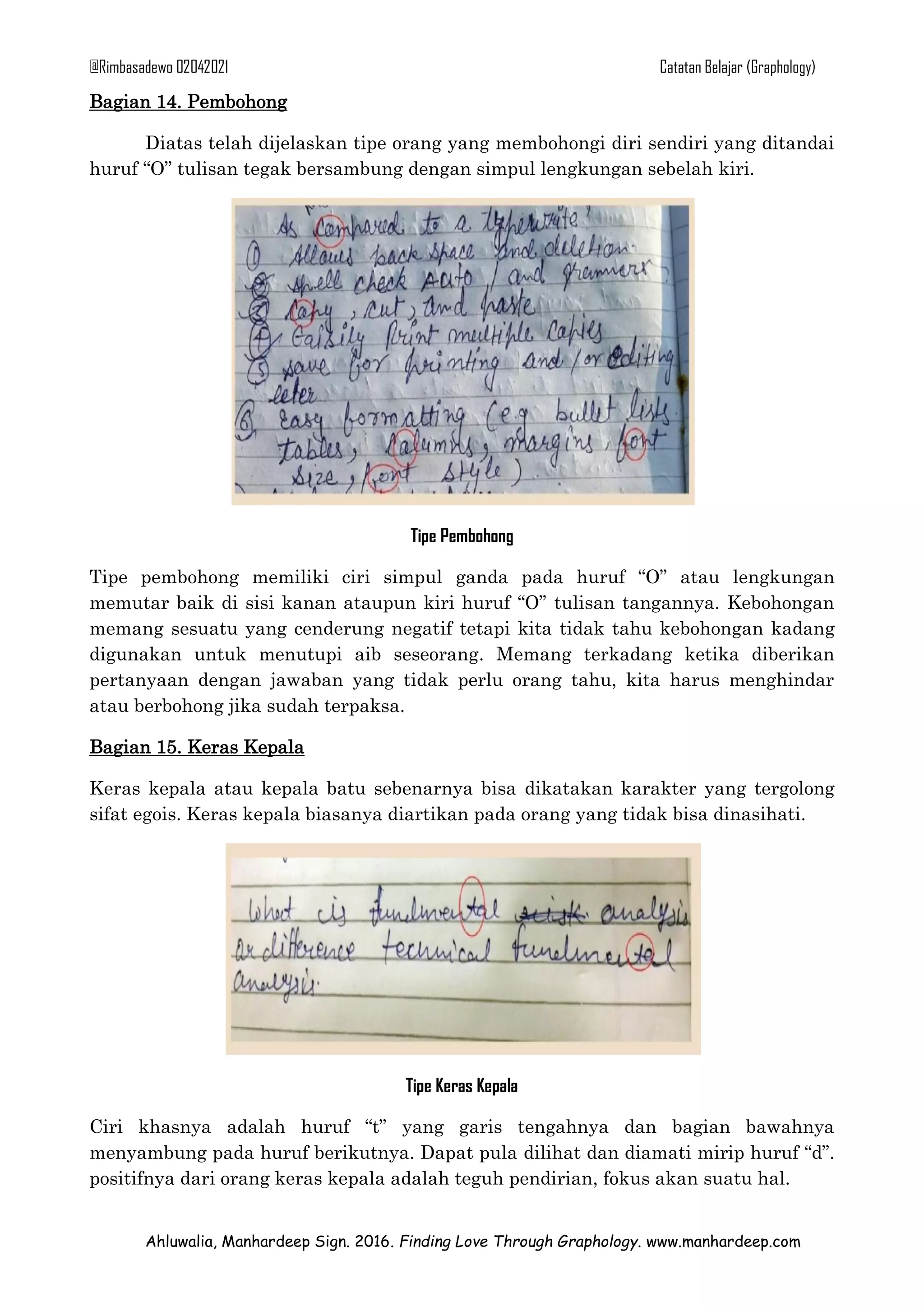Grapology (seni membaca tulisan tangan) | PDF