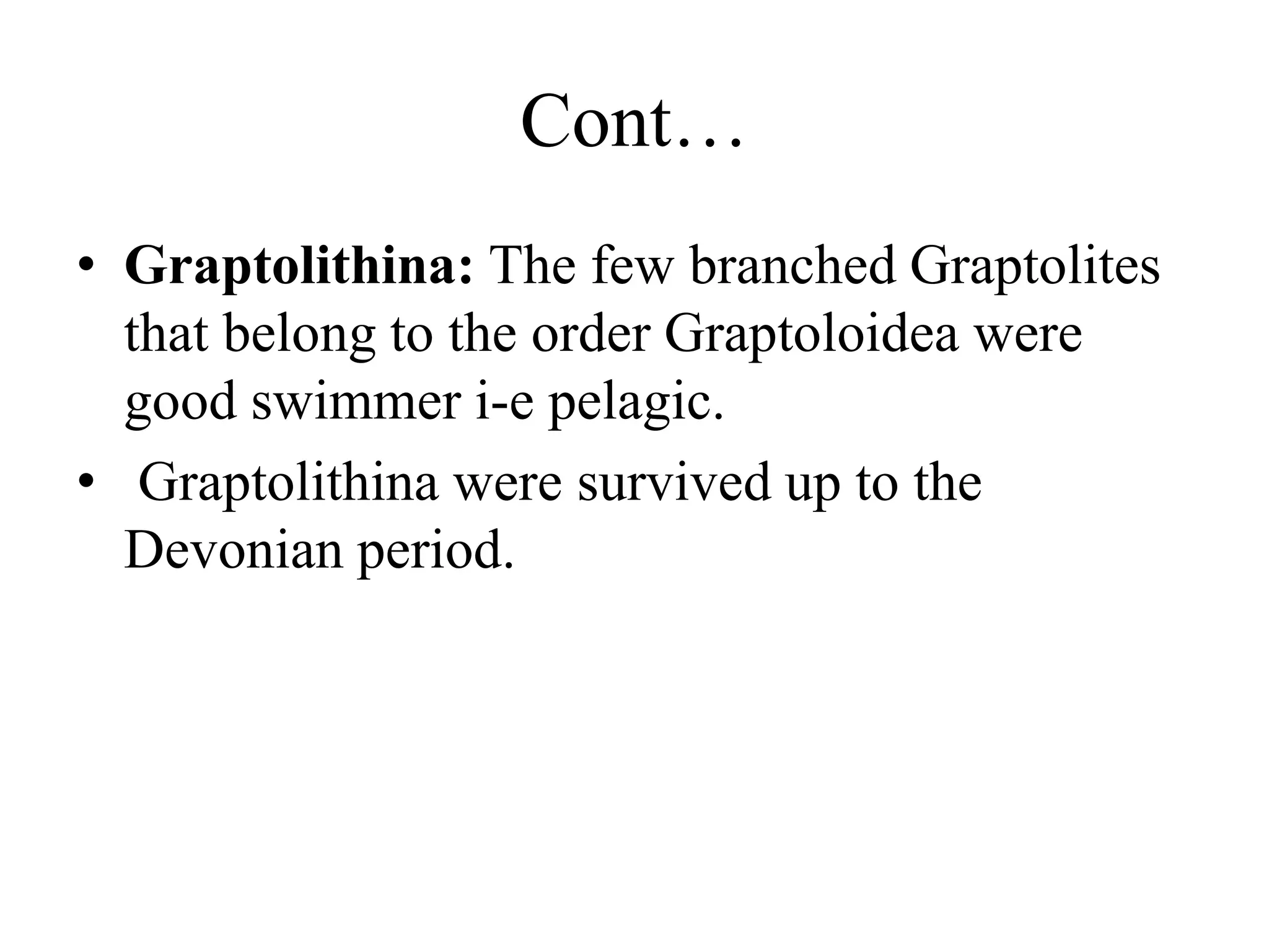 Graptolites | PPTX