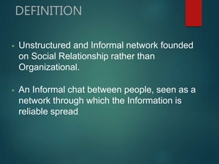 Grapvine communication | PPTX