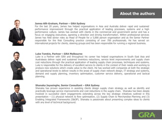 GRA Retail Supply Chain Whitepaper - Perspectives on Strategic ...