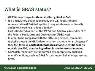 GRAS Associates Corporate Overview | PDF