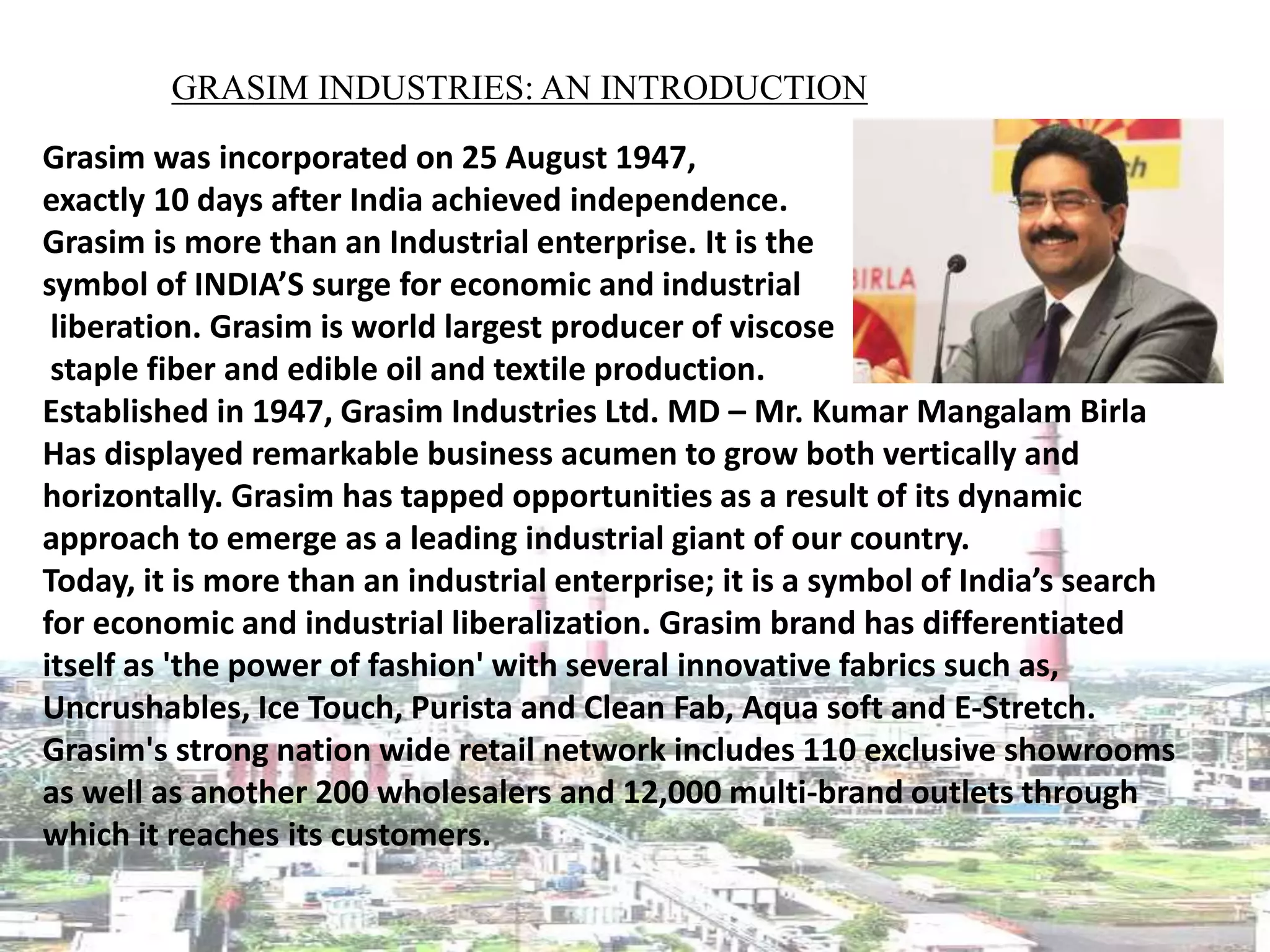 Grasim industry | PPTX