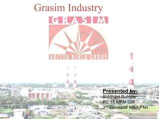 Grasim industry | PPTX