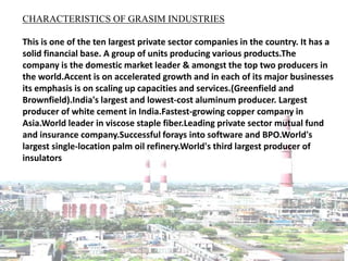 Grasim industry | PPTX