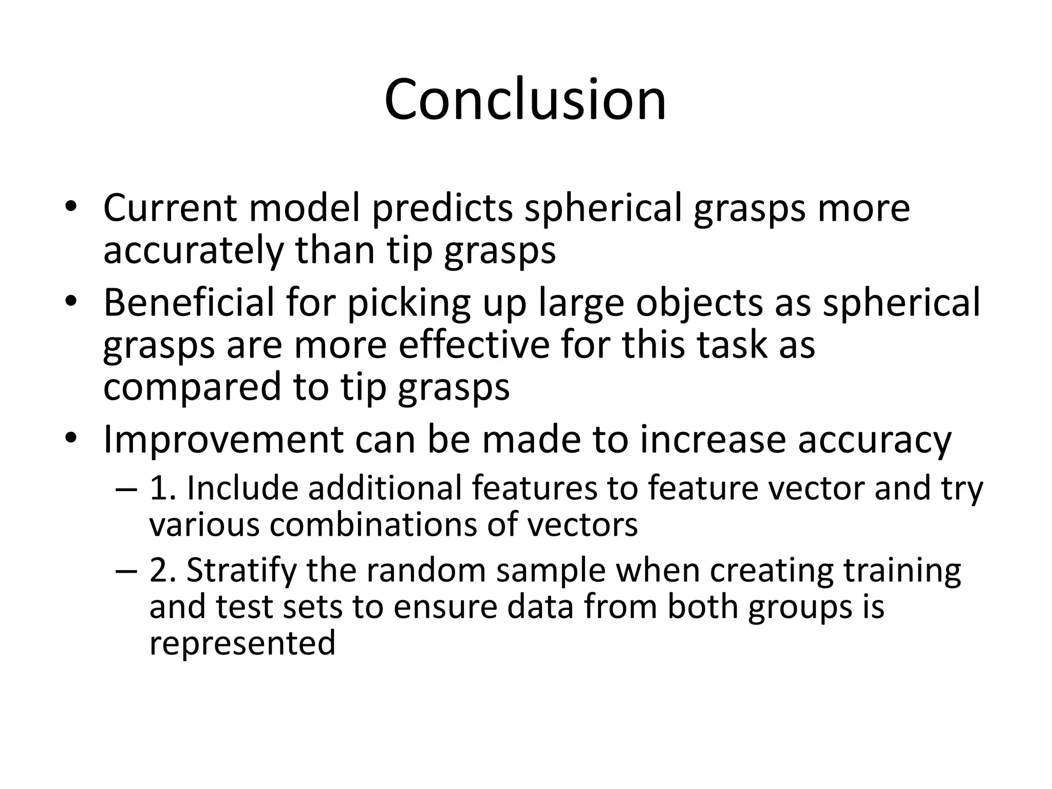 Classification of Grasp Patterns using sEMG | PPT