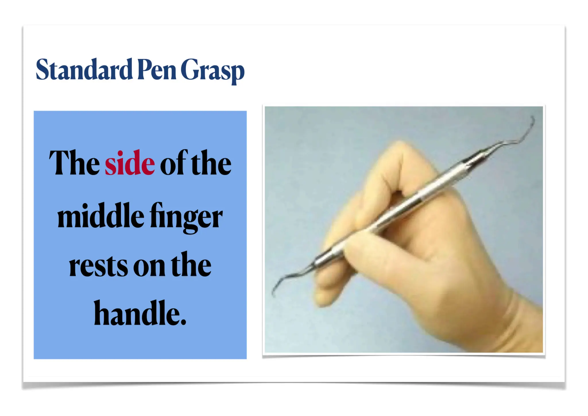 dental instrument Grasp | PDF