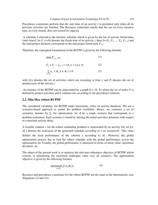 Grasp approach to rcpsp with min max robustness objective | PDF
