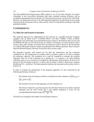Grasp approach to rcpsp with min max robustness objective | PDF