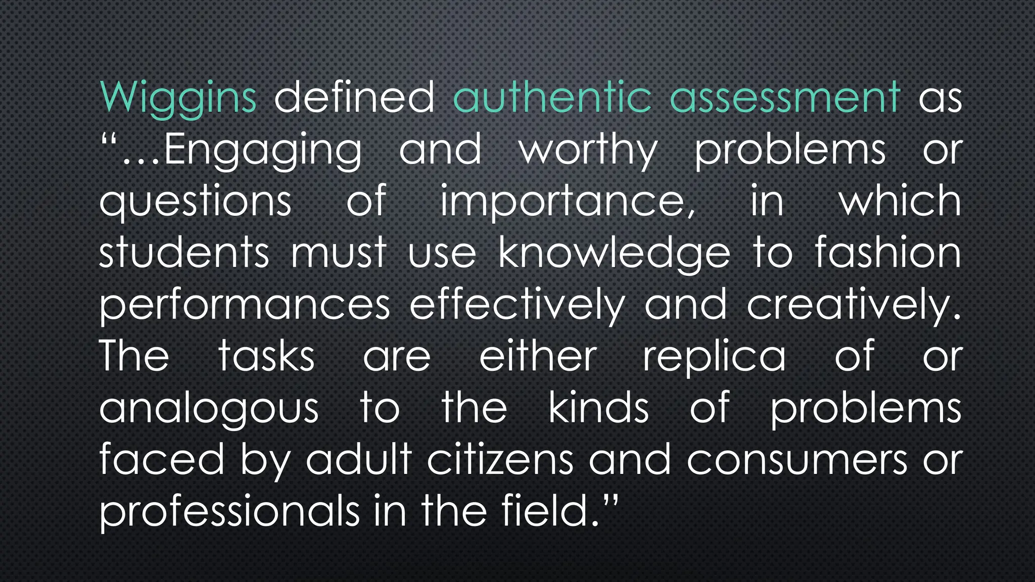 GRASP-MODEL that assses student learning | PPTX