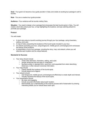 Performance Task Sample for the 1st Grading Period | PDF