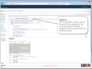 GRASP 1.1 - Ontologies and Semantic Data in SharePoint | PDF