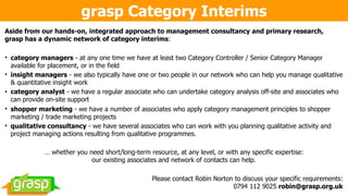 grasp category vantage point 2018 | PPT