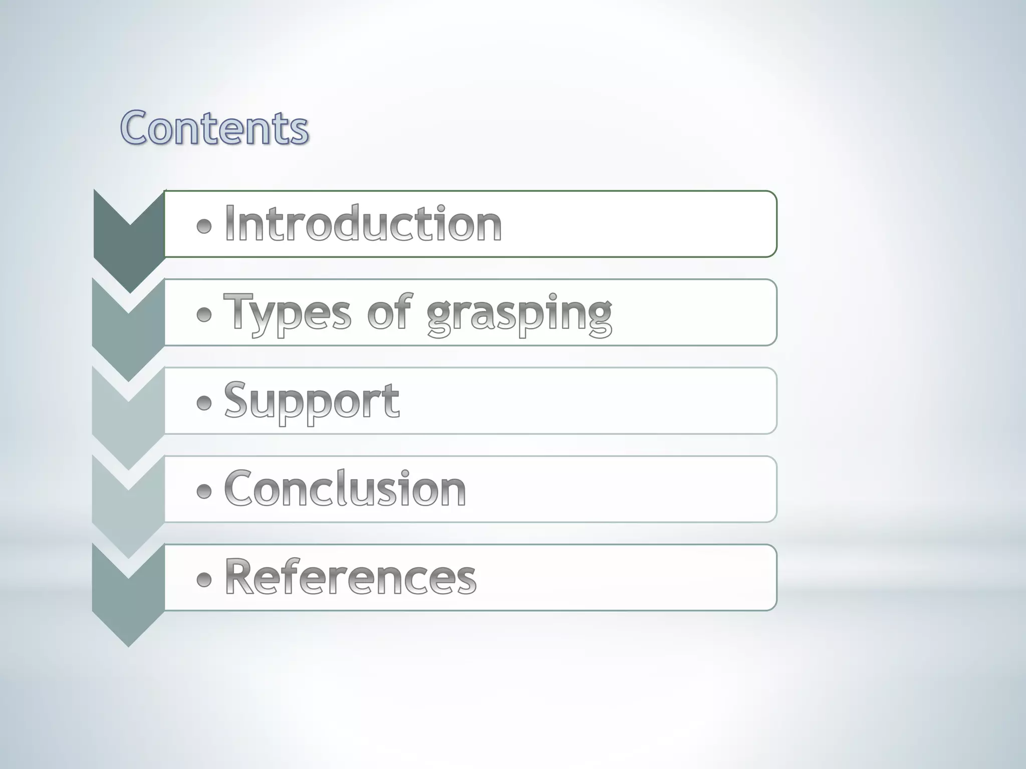 Grasping techniques and their uses | PPTX