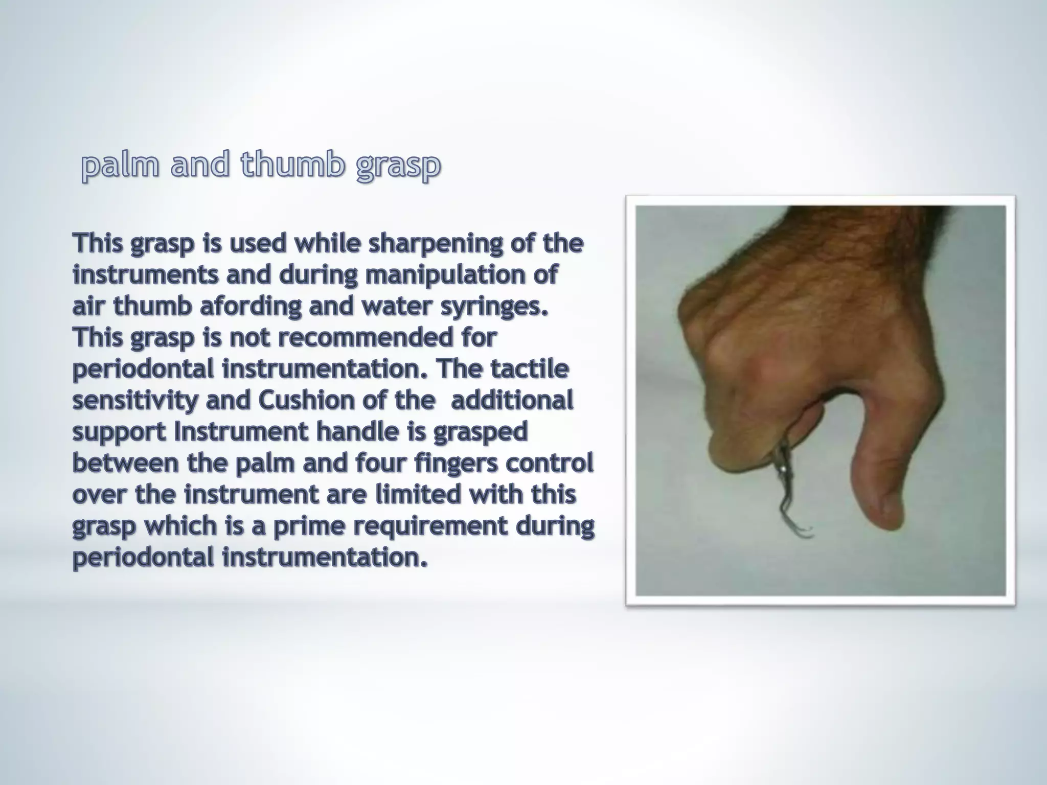 Grasping techniques and their uses | PPT