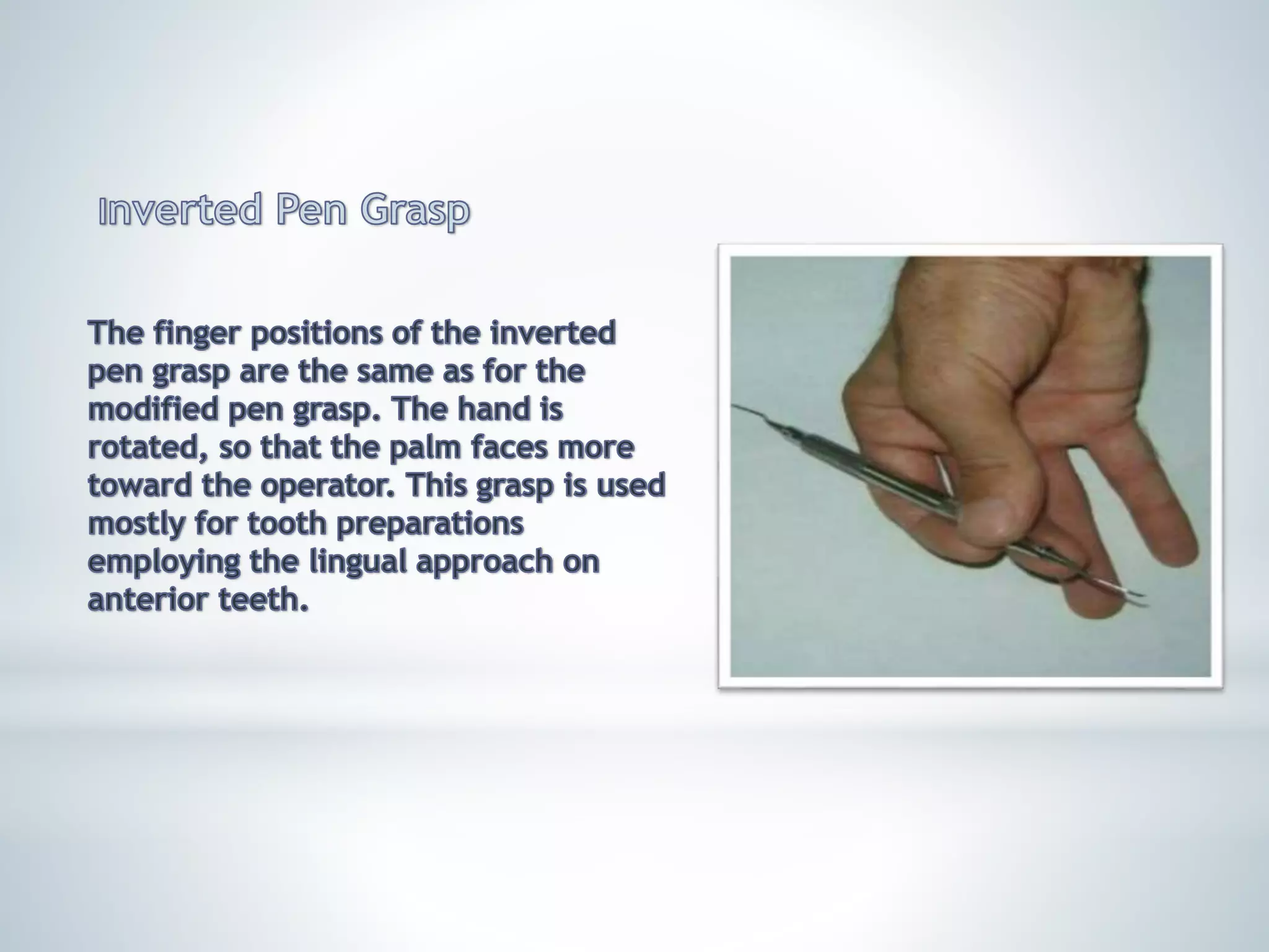 Grasping techniques and their uses | PPT