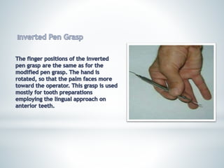 Grasping techniques and their uses | PPT