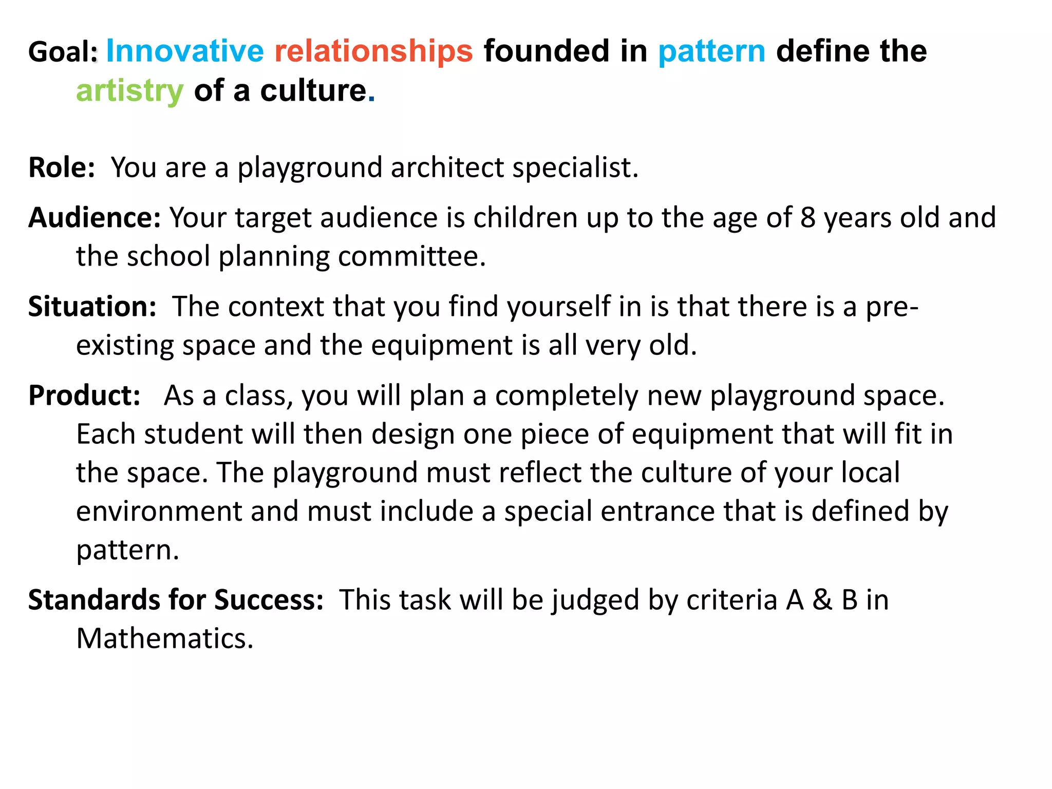 Grasps for assessment design | PPTX