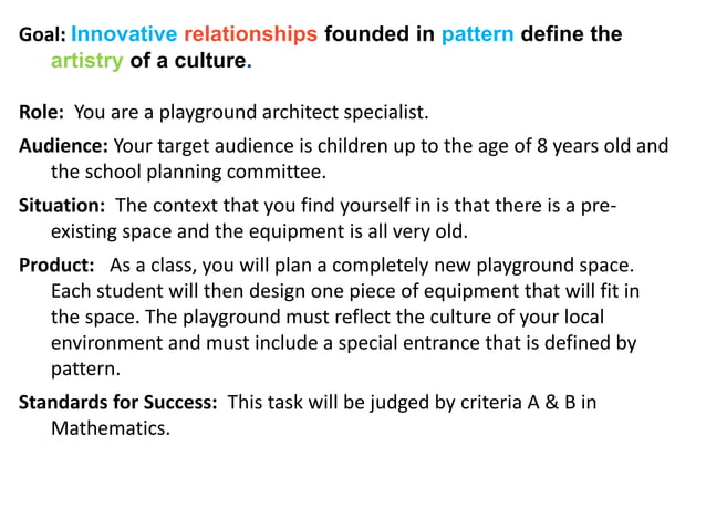 Grasps for assessment design | PPTX