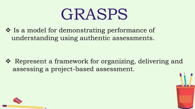 GRASPS FRAMEWORK.pptxppppppppppppppppppp | PPTX