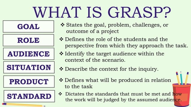 GRASPS FRAMEWORK.pptxppppppppppppppppppp | PPTX