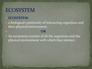 Grass land eco-system | PPTX