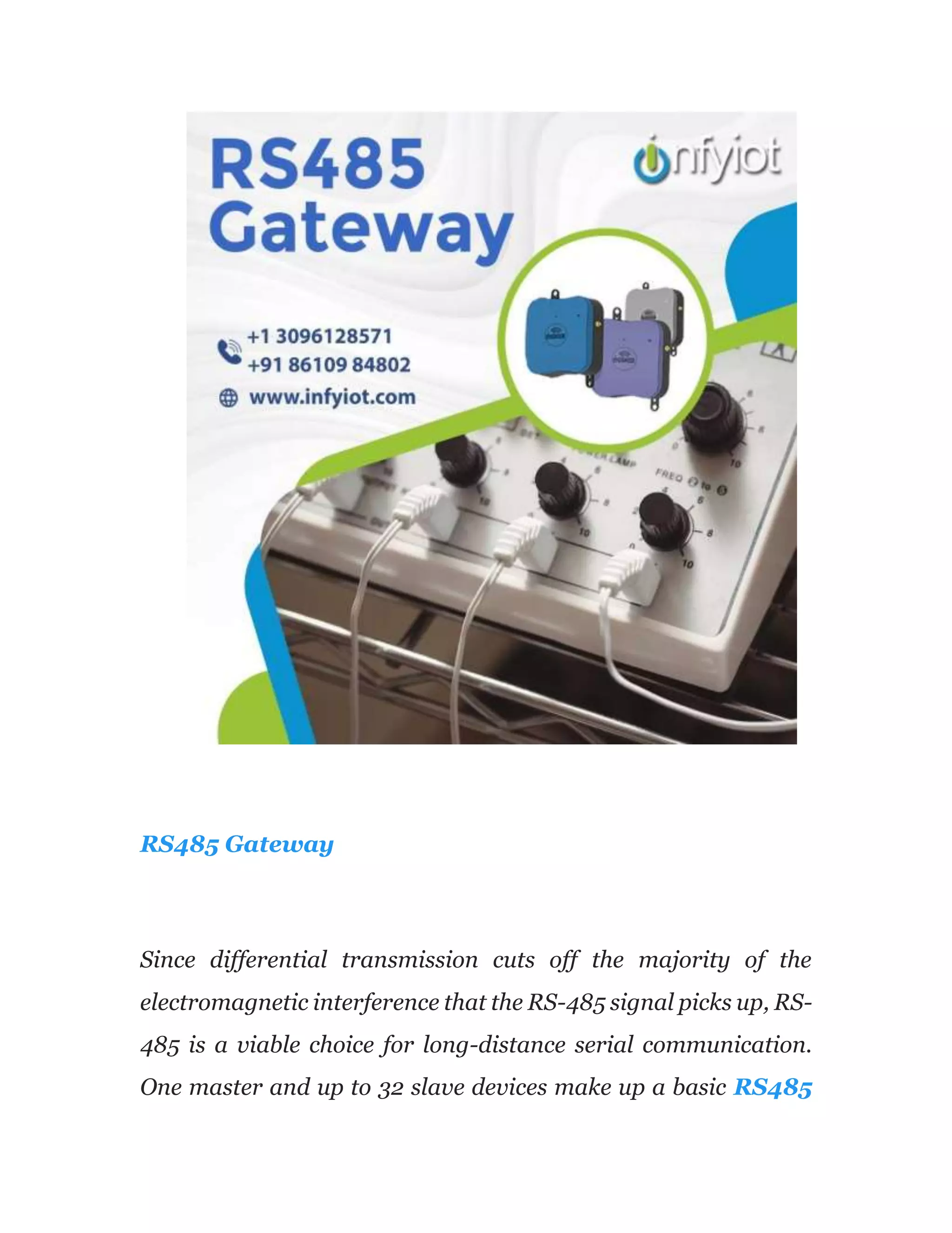 Benefits of RS-485 Gateway | DOCX