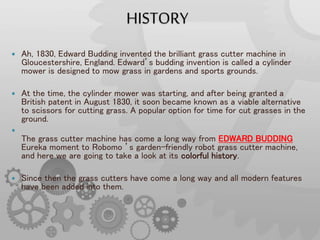 Smart Mechanical Grass cutter | PPTX