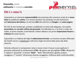 Web content, la formattazione del testo | PPTX | Web Design and HTML ...