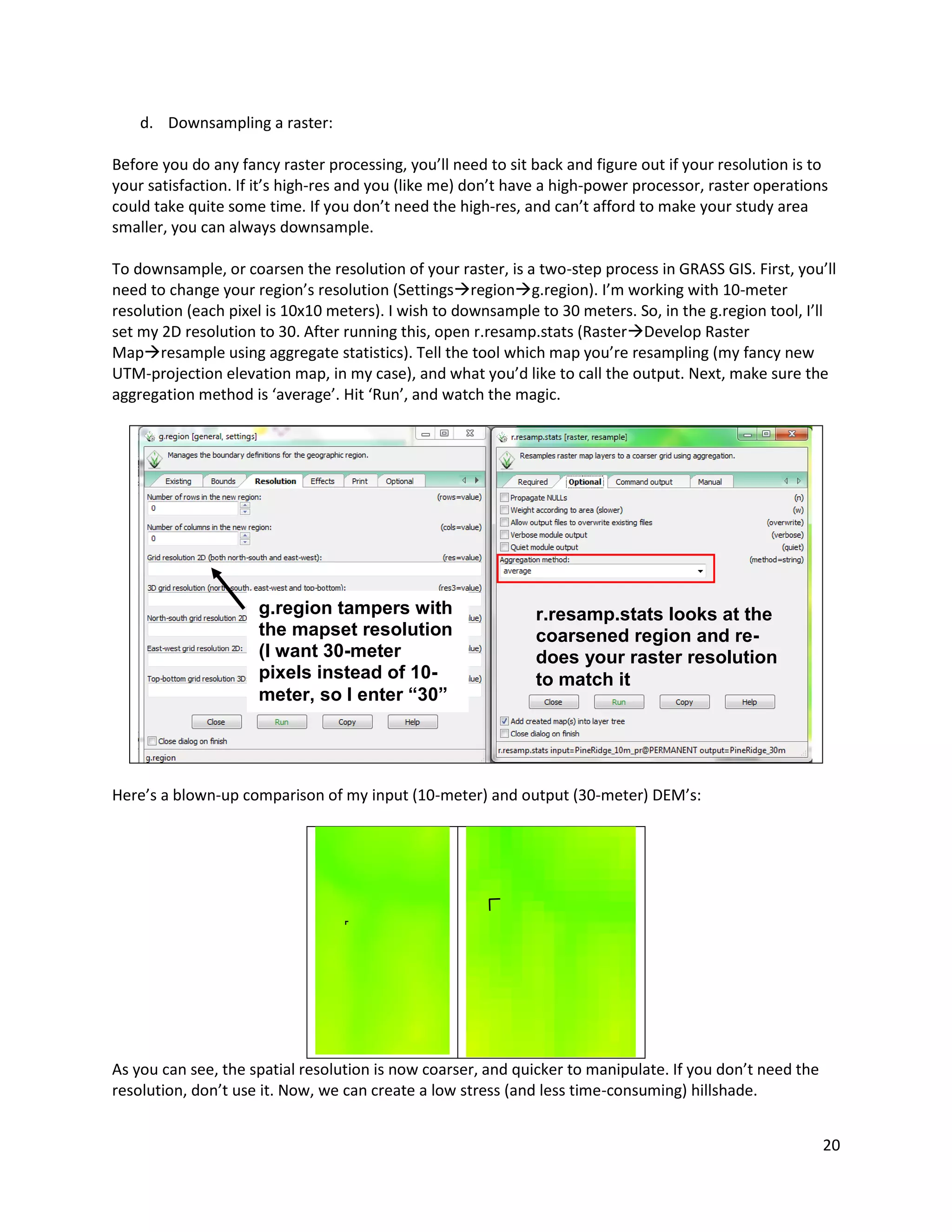Introduction to geomorphology in GRASS GIS - by Skyler Sorsby | PDF