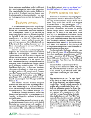 Grasshopper Management | PDF